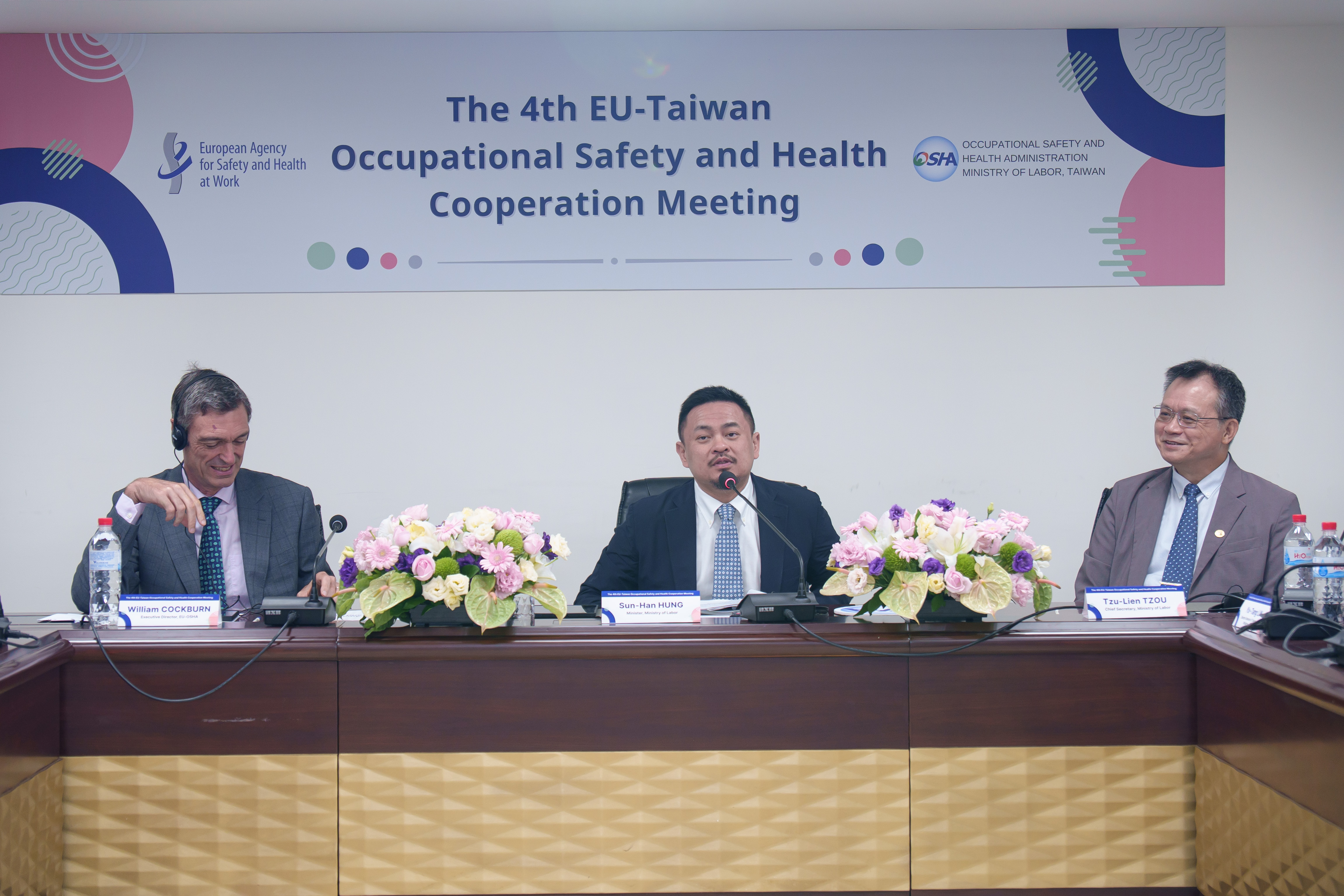 Taiwan-OSHA and EU-OSHA co-hosted the 4th Taiwan–EU Occupational Safety ...